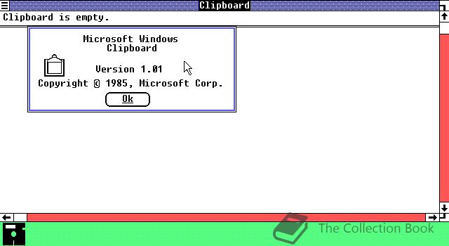 Microsoft Windows 1.x, 1.01 - The Collection Book