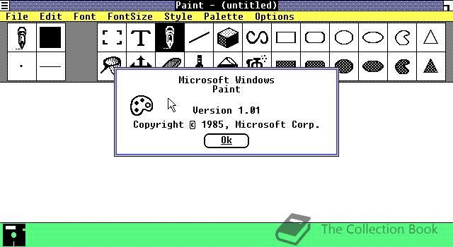 Microsoft Windows 1.x, 1.01 - The Collection Book