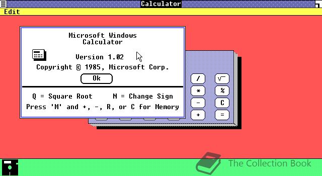Microsoft Windows 1.x, 1.02 - The Collection Book