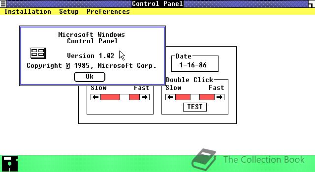 Microsoft Windows 1.x, 1.02 - The Collection Book