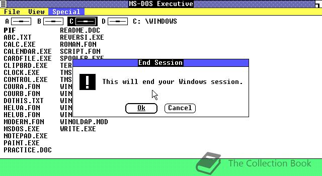 Microsoft Windows 1.x, 1.02 - The Collection Book