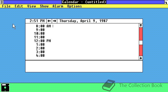 Microsoft Windows 1.x, 1.04 - The Collection Book