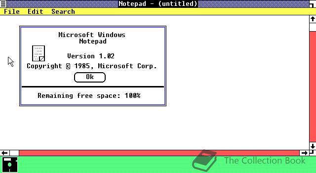 Microsoft Windows 1.x, 1.04 - The Collection Book