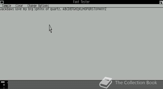 Microsoft Windows 1.x, Alpha - The Collection Book