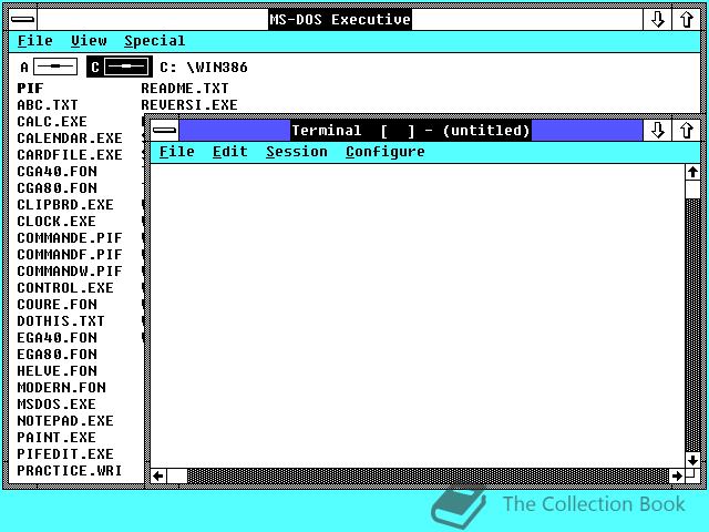 Microsoft Windows 2.x, 2.01 for 386 - The Collection Book