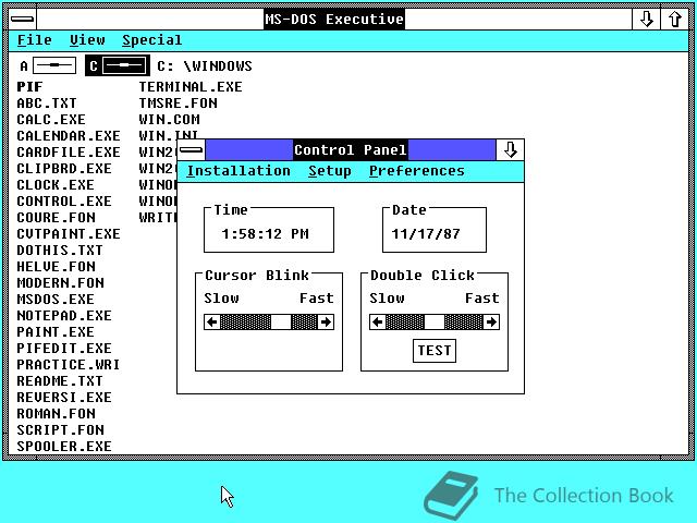 Microsoft Windows 2.x, 2.03 for 286 - The Collection Book