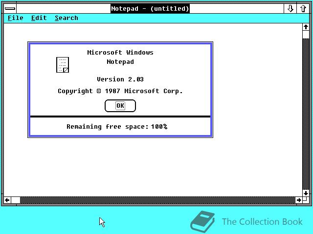 Microsoft Windows 2.x, 2.03 for 286 - The Collection Book