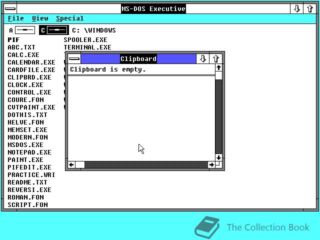 Microsoft Windows 2.x, 2.10 for 286 - The Collection Book
