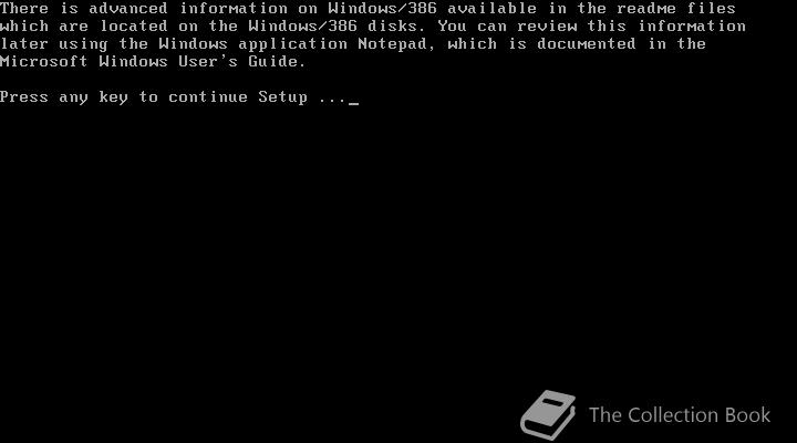 Microsoft Windows 2.x, 2.10 for 386 - The Collection Book
