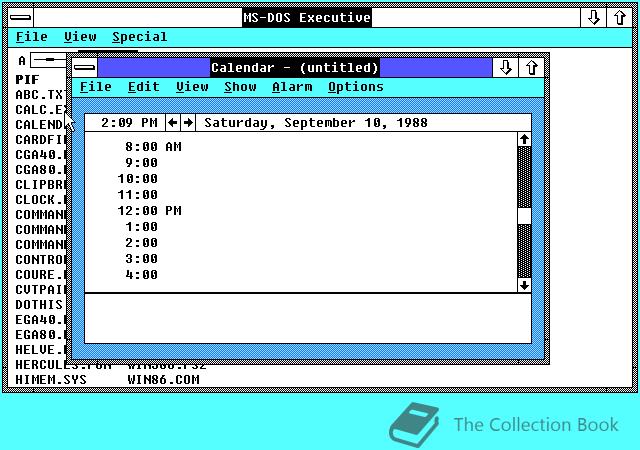 Microsoft Windows 2.x, 2.10 for 386 - The Collection Book