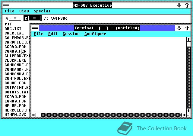 Microsoft Windows 2.x, 2.10 for 386 - The Collection Book