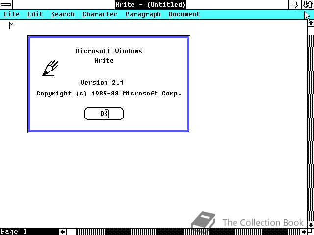 Microsoft Windows 2.x, 2.11 for 286 - The Collection Book
