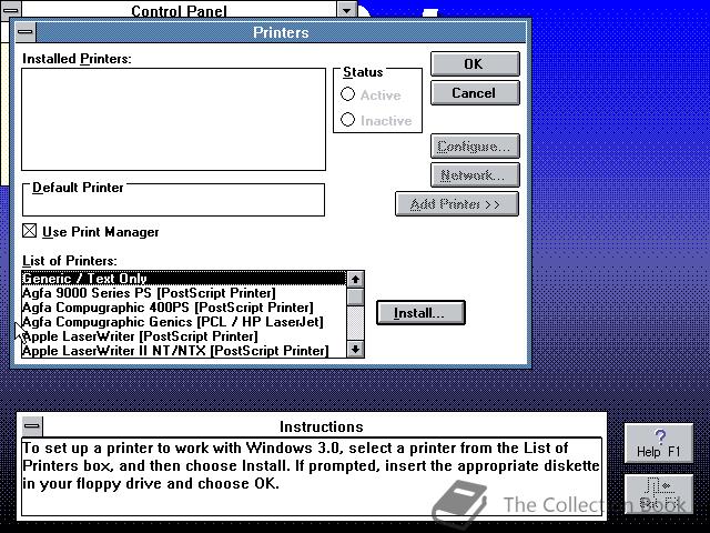 Microsoft Windows 3.0, 3.0a - The Collection Book