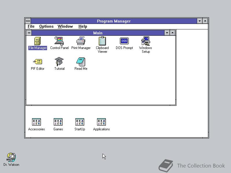 Microsoft Windows 3.1, 3.1.043e - The Collection Book