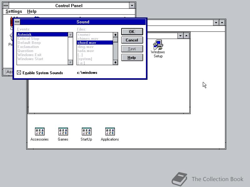 Microsoft Windows 3.1, 3.1.103 (1992-03-10) - The Collection Book