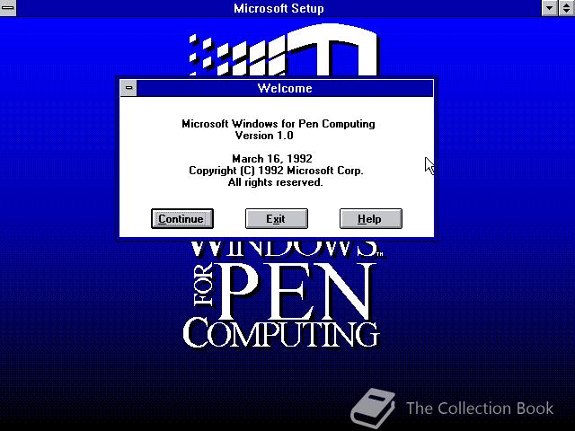 Microsoft Windows for Pen Computing 1.0, 1.0 - The Collection Book