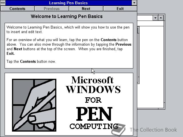 Microsoft Windows for Pen Computing 1.0, 1.0 - The Collection Book
