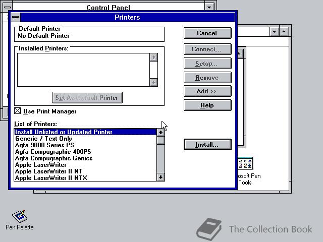 Microsoft Windows for Pen Computing 1.0, 1.0a - The Collection Book