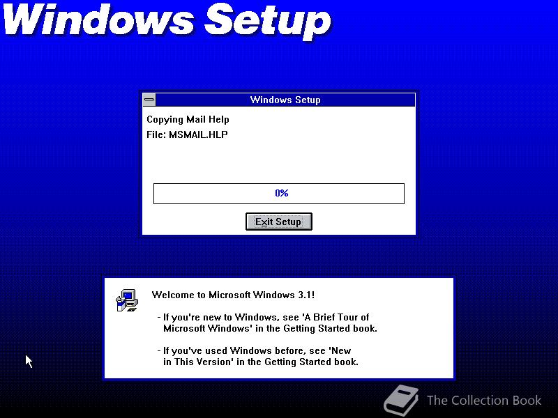 Microsoft Windows for Workgroups 3.1, 3.1.014e - The Collection Book