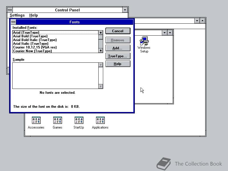 Microsoft Windows for Workgroups 3.1, 3.1.014e - The Collection Book