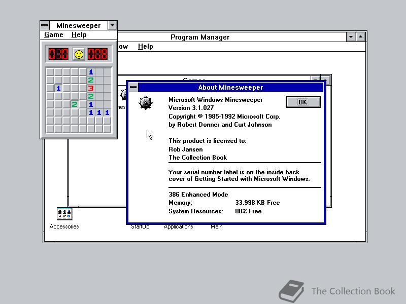 Microsoft Windows for Workgroups 3.1, 3.1.027 - The Collection Book
