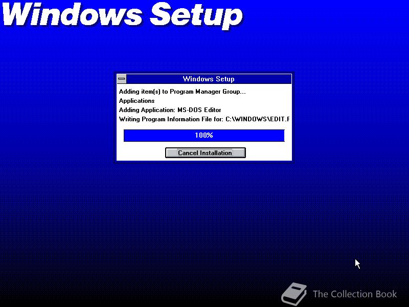 Microsoft Windows for Workgroups 3.11, 3.11.026 - The Collection Book