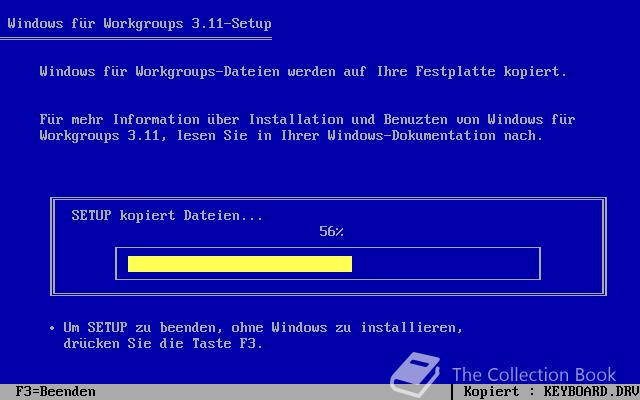 Microsoft Windows for Workgroups 3.11, 3.11.070 - The Collection Book