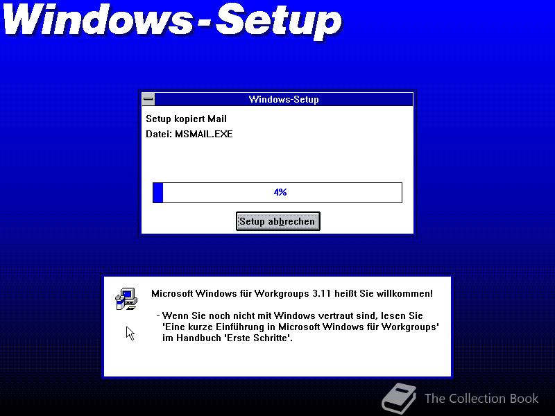 Microsoft Windows for Workgroups 3.11, 3.11.100 - The Collection Book