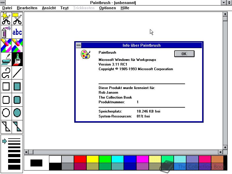 Microsoft Windows for Workgroups 3.11, 3.11.100 - The Collection Book