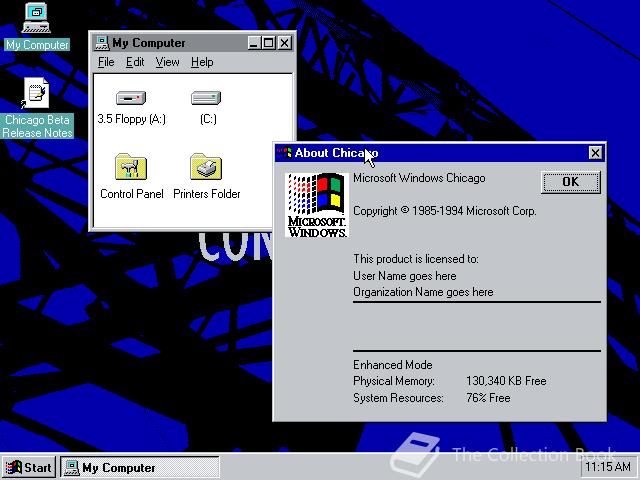 Microsoft Windows 95, 4.00.116 - The Collection Book
