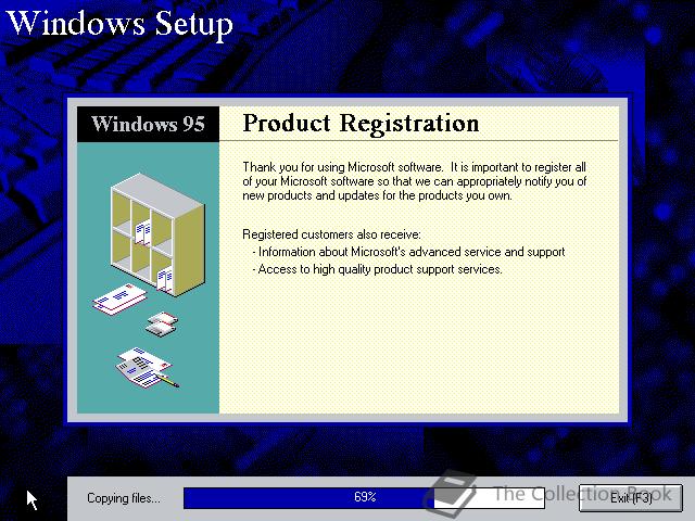 Microsoft Windows 95, 4.00.216 - The Collection Book