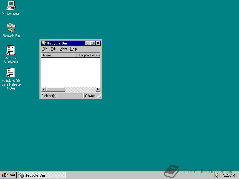 Microsoft Windows 95, 4.00.420 - The Collection Book