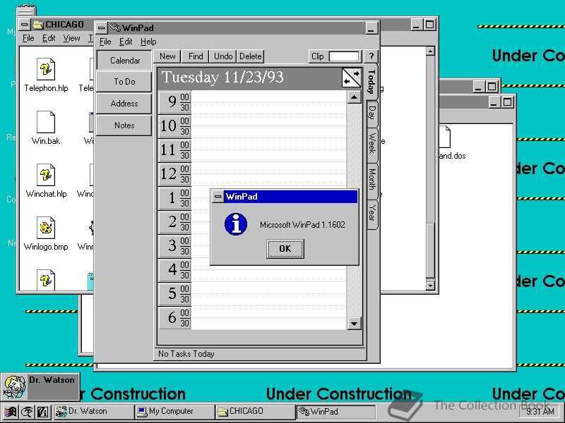 Microsoft Windows 95, 4.00.73f - The Collection Book