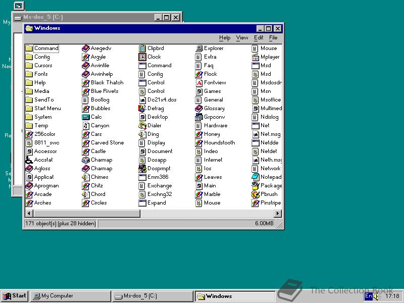 Microsoft Windows 95, 4.00.810 - The Collection Book
