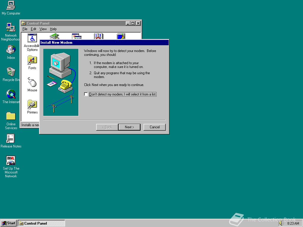 Microsoft Windows 95, 4.03.1132 - The Collection Book