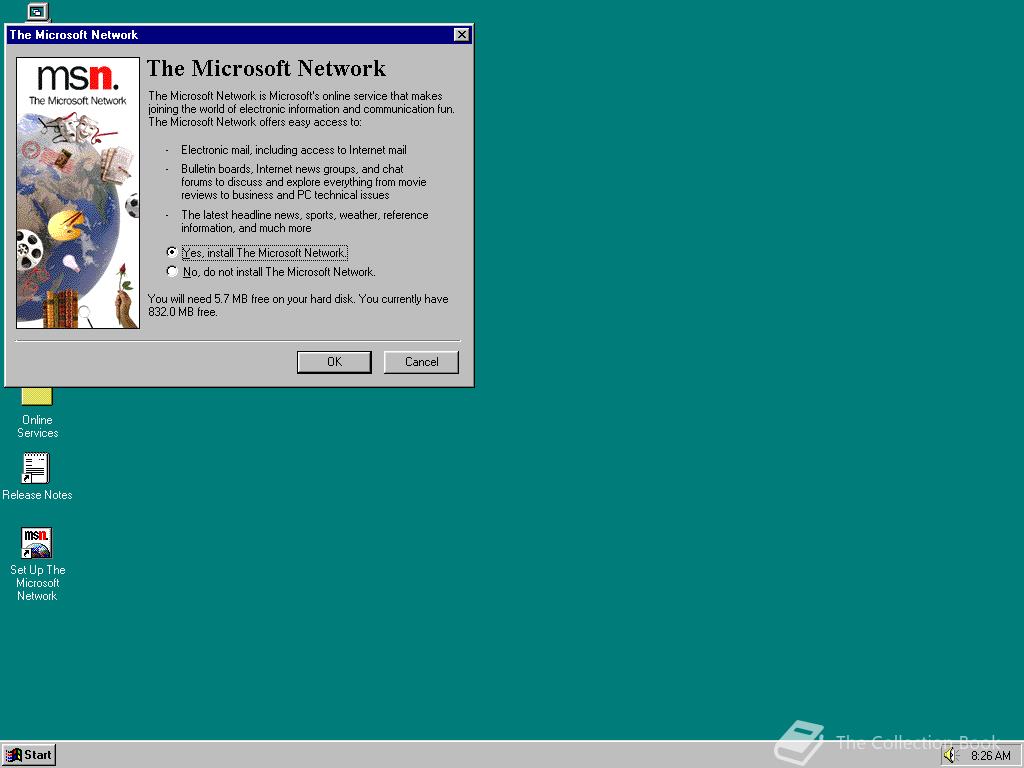 Microsoft Windows 95, 4.03.1132 - The Collection Book
