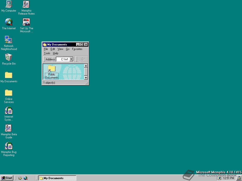 Microsoft Windows 98, 4.10.1415 - The Collection Book