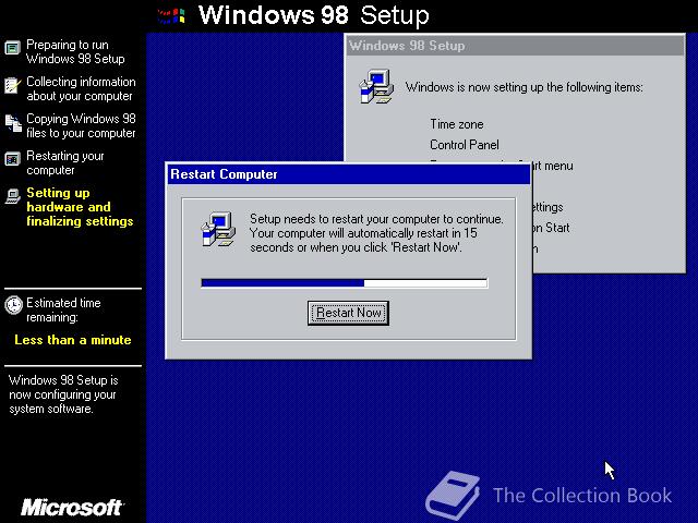 Microsoft Windows 98, 4.10.1650.3 - The Collection Book