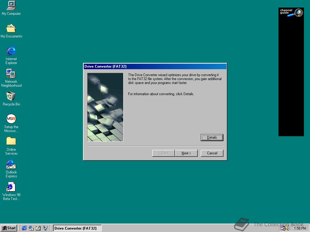 Microsoft Windows 98, 4.10.1650.8 - The Collection Book