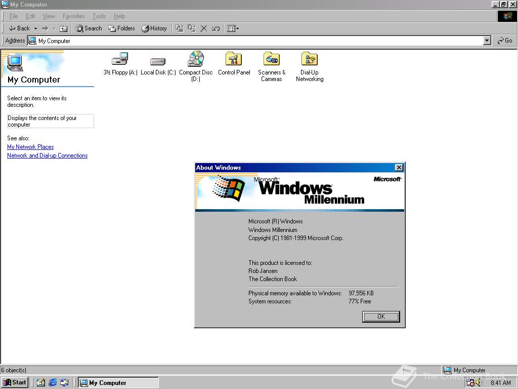 Microsoft Windows Me, 4.90.2332.2 - The Collection Book