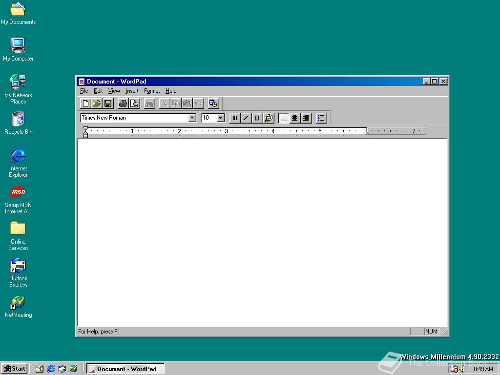 Microsoft Windows Me, 4.90.2332.2 - The Collection Book