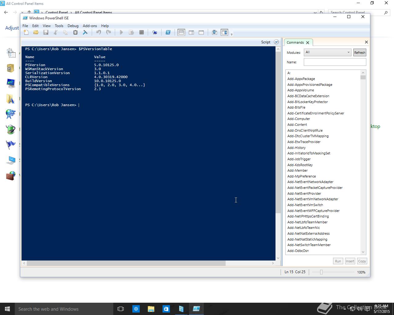 Microsoft Windows 10, 10.0.10125.0 - The Collection Book