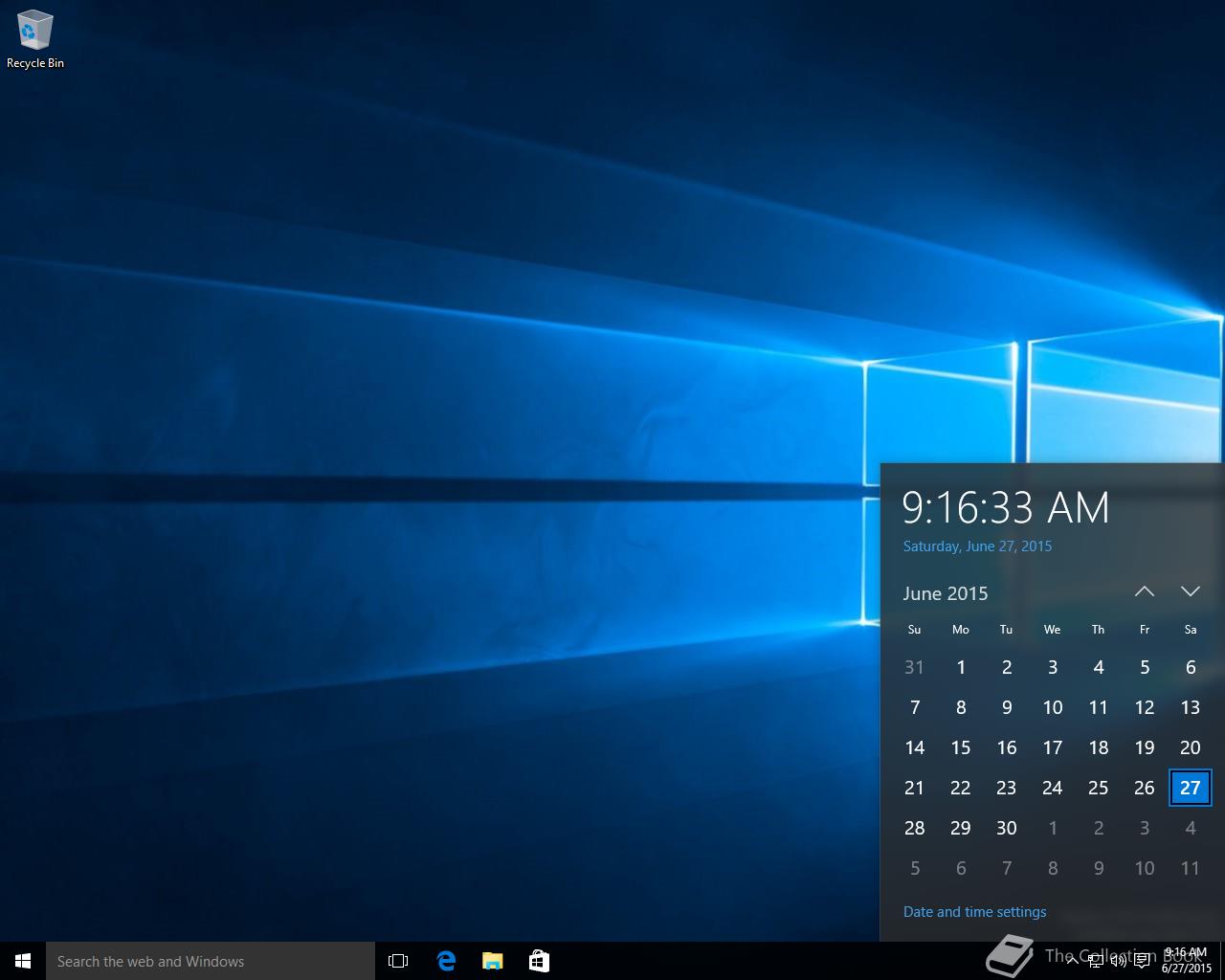 Microsoft Windows 10, 10.0.10159.0 - The Collection Book
