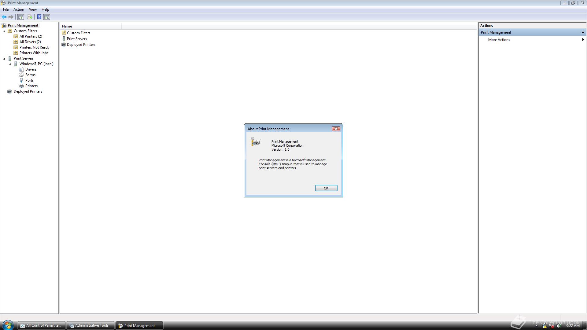 Microsoft Windows 7, 6.1.6910.0 - The Collection Book