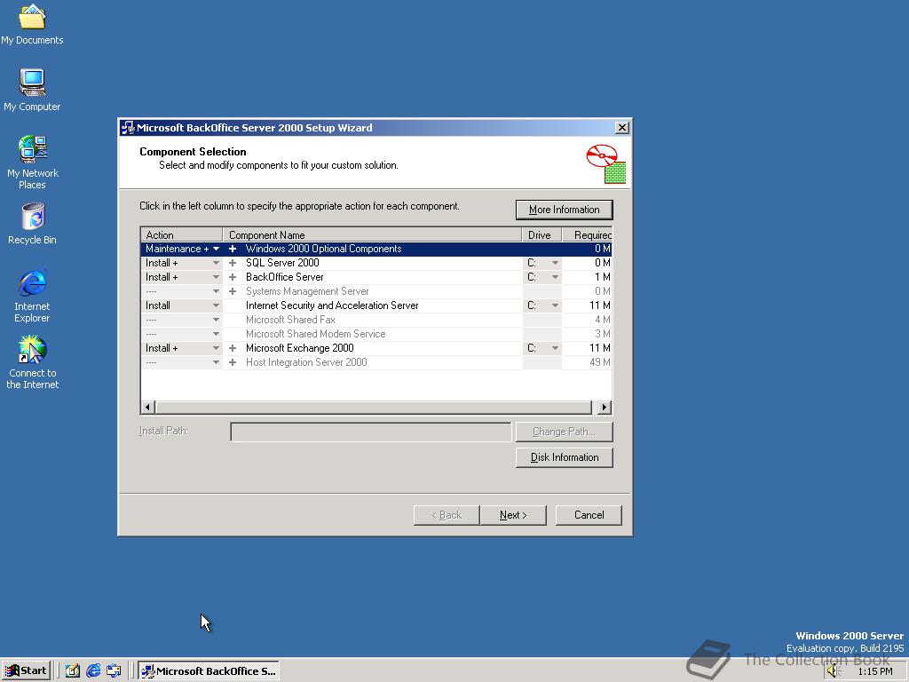 Microsoft Windows BackOffice Server 2000, 5.0.1059.0 - The Collection Book