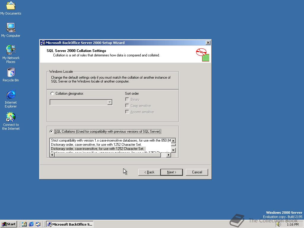Microsoft Windows BackOffice Server 2000, 5.0.1059.0 - The Collection Book