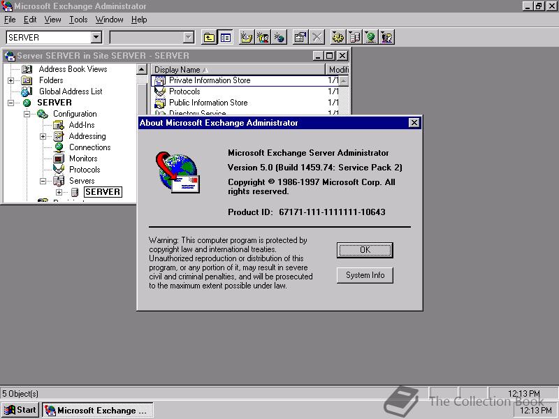 Microsoft Windows BackOffice Small Business Server 4.0, 4.0.1383.3 ...