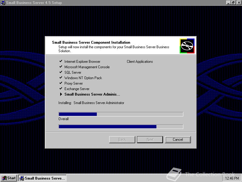 Microsoft Windows BackOffice Small Business Server 4.5, 4.5.714.0 - The ...
