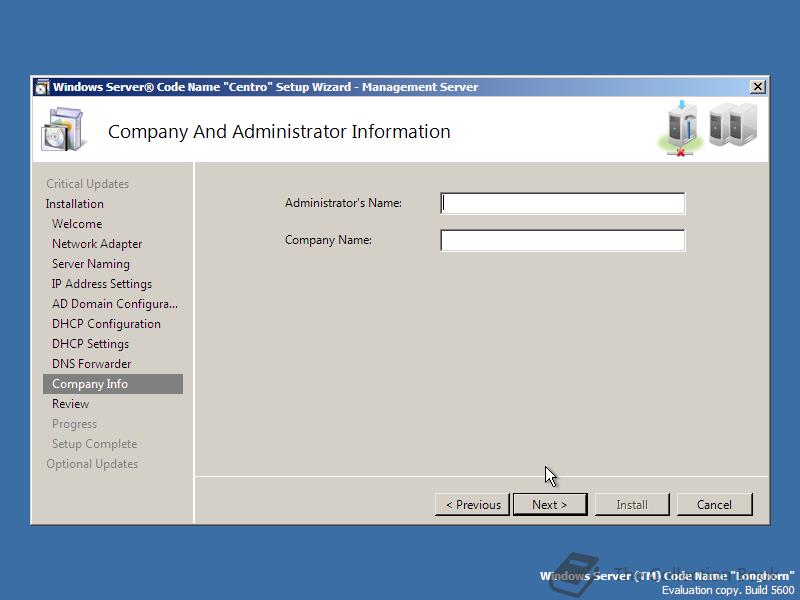 Microsoft Windows Essential Business Server 2008, 6.0.5112.0 - The ...
