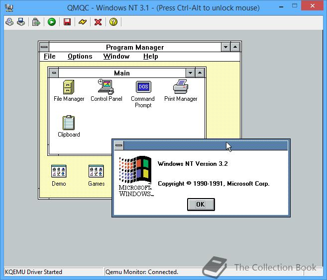 Microsoft Windows NT 3.1, 1.0 (October 1991) - The Collection Book